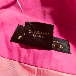 Express | Jackets & Coats | Vintage Nos Express Blazer 0 Silk Hot Pink ...